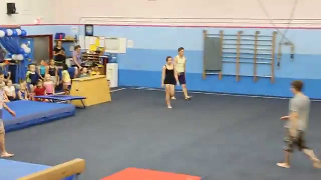 Gymnastics Display - Adult Class!!! :D - YouTube