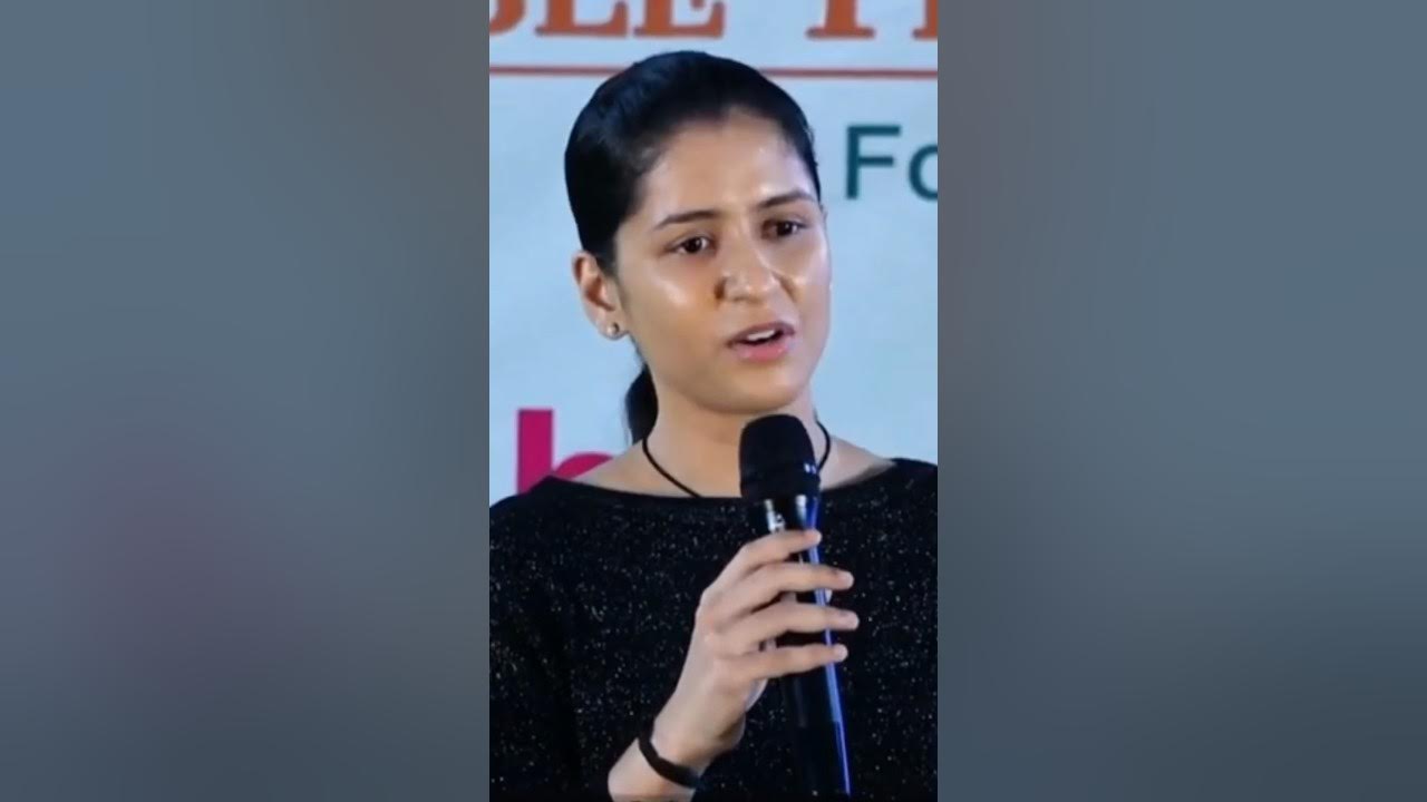 Must Listen Speech Of Dr Naina Jaiswal - YouTube