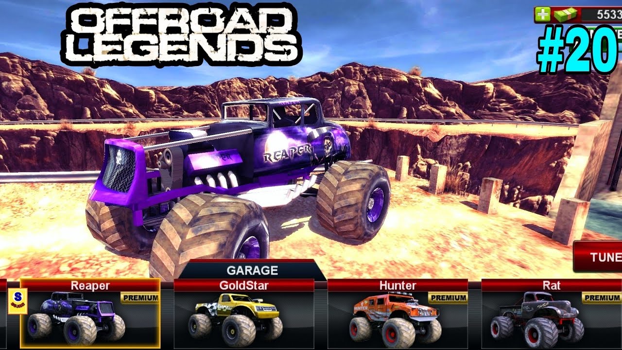 OFFROAD LEGENDS All Monster Trucks Unlocked for FREE | All Maps ...