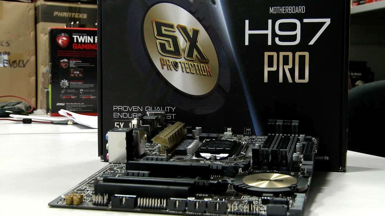Asus H97 Pro Unboxing | Solides Alltagsbrett - YouTube