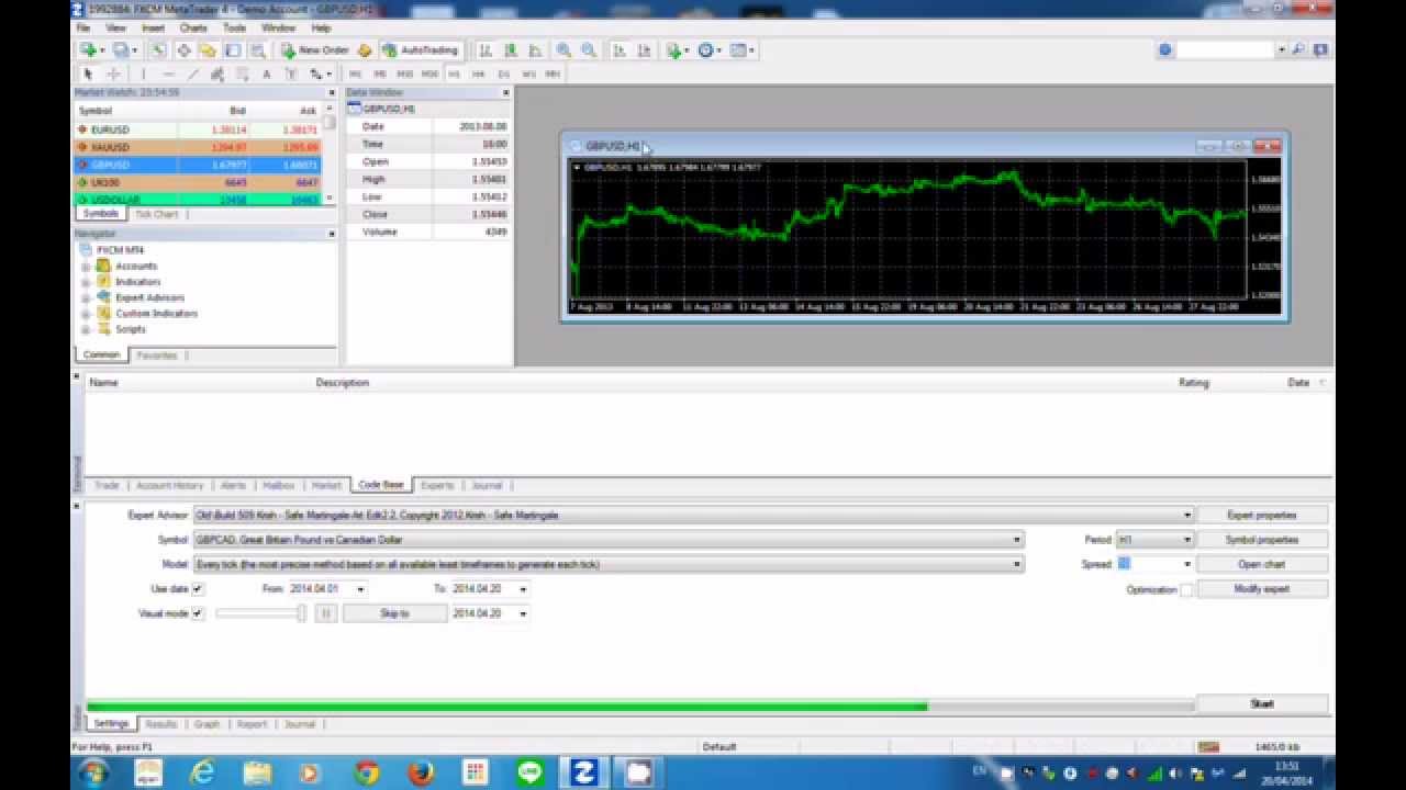 MT4 Strategy tester Full Review (สอน backtest EA) Part1 - YouTube