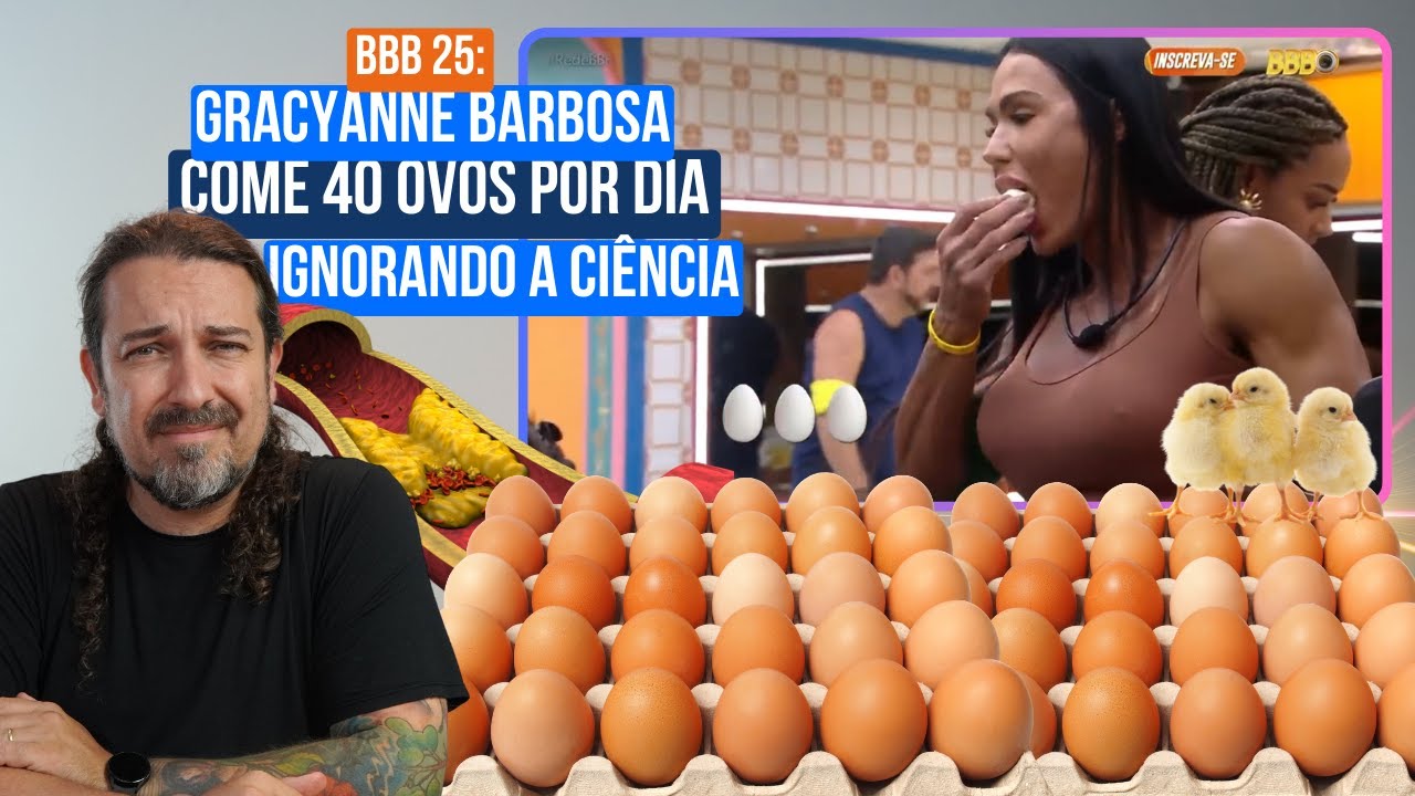 BBB 25: Gracyanne Barbosa come 40 ovos por dia – conheça os impactos ...