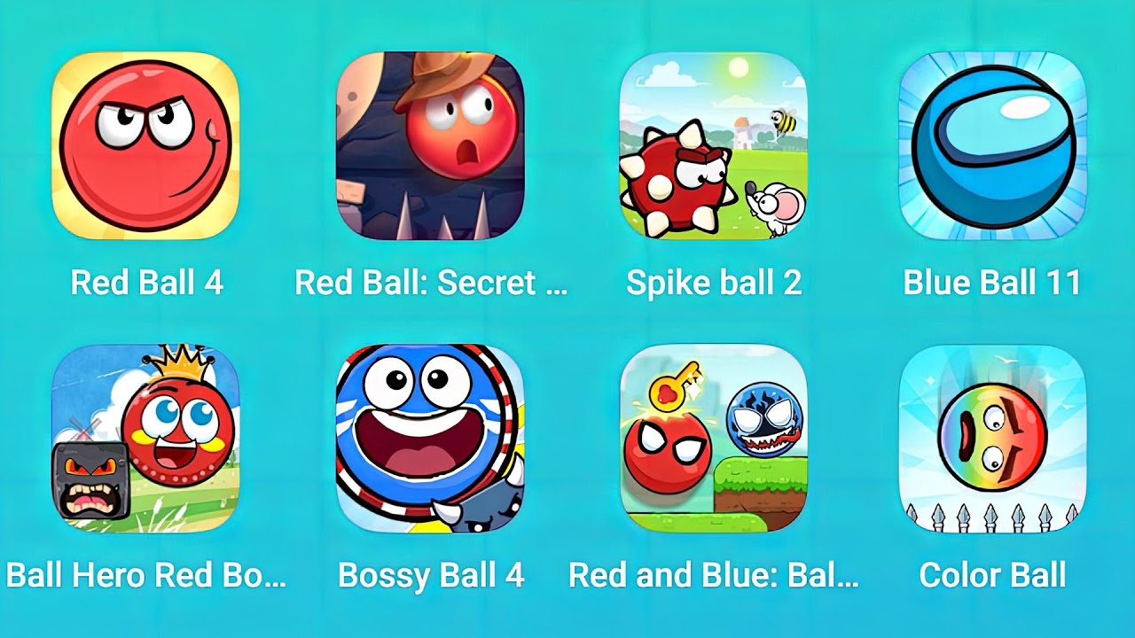 Red Ball 4, Red Ball Secret, Spike Ball 2, Blue Ball 11, Ball Hero ...