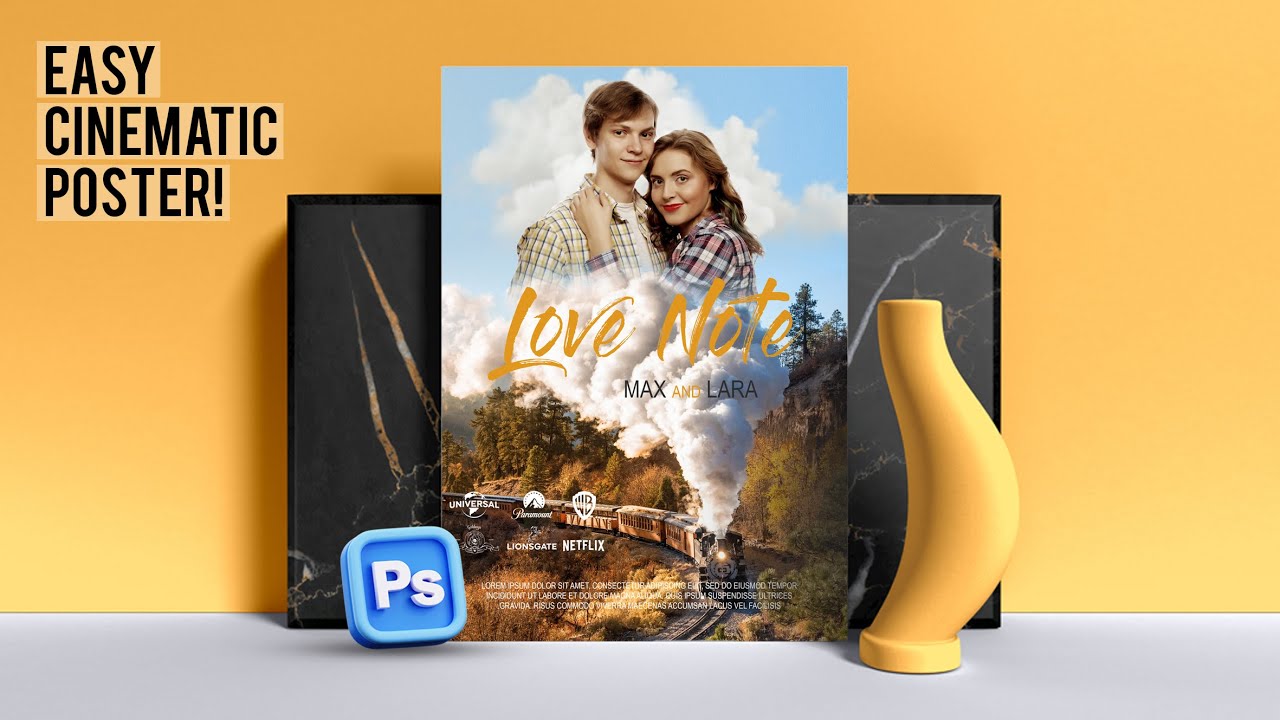 Design a Movie Poster in 3 Minutes | Easy Photoshop Tutorial - YouTube
