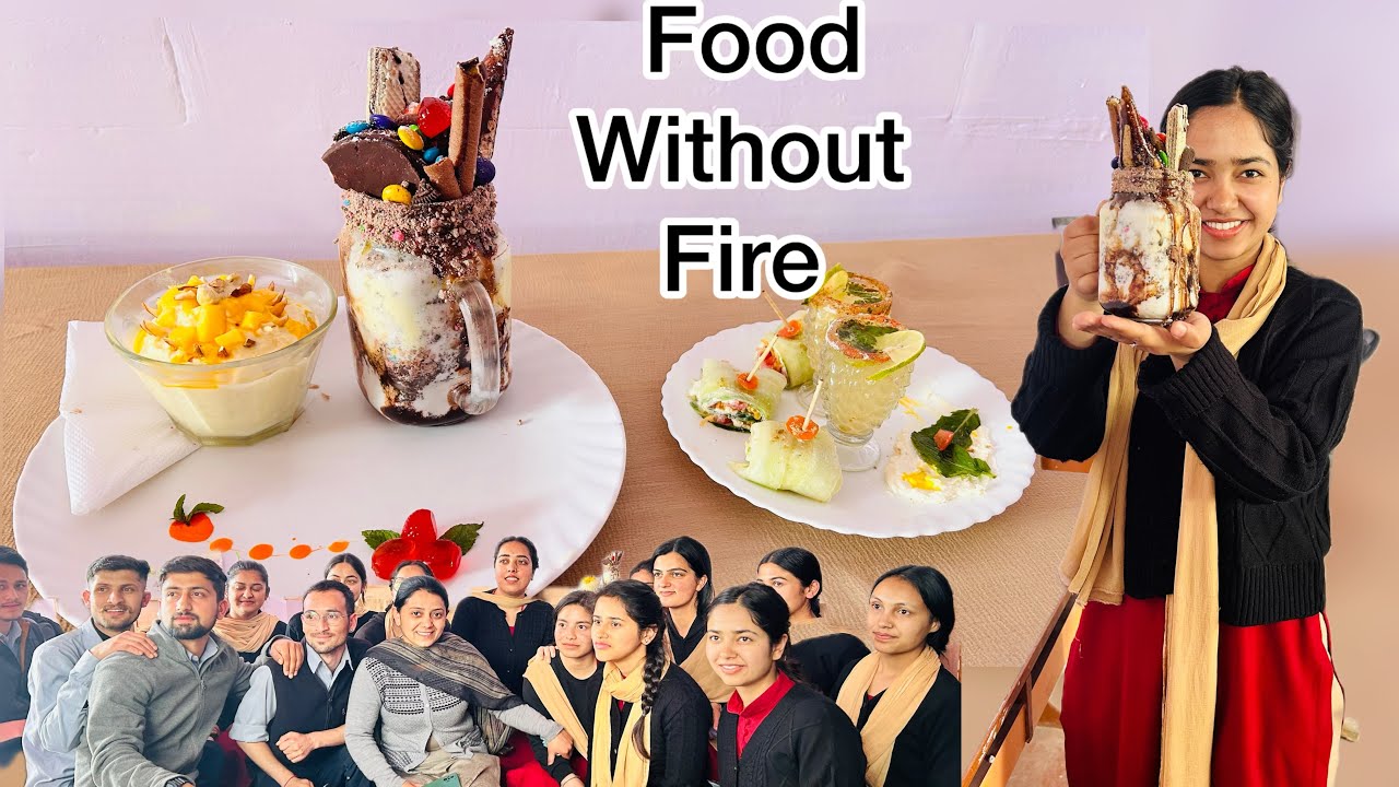 Making FOOD without FIRE 😄|| Saturday activity in SSITE BEd college ||# ...