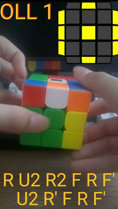 OLL 1 Algorithm | CFOP Method - Rubik 3x3#shorts - YouTube