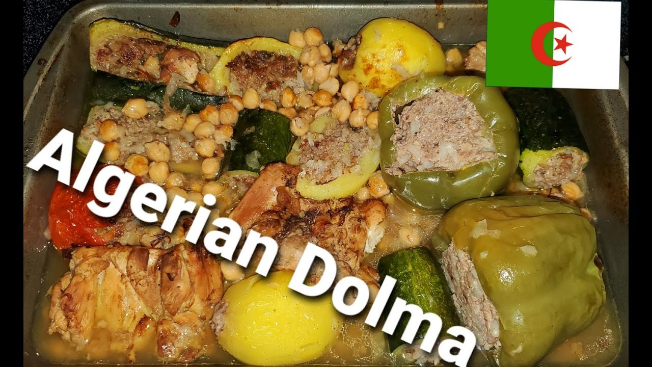 Algerian Dolma. Stuffed Vegetables. English Version - YouTube
