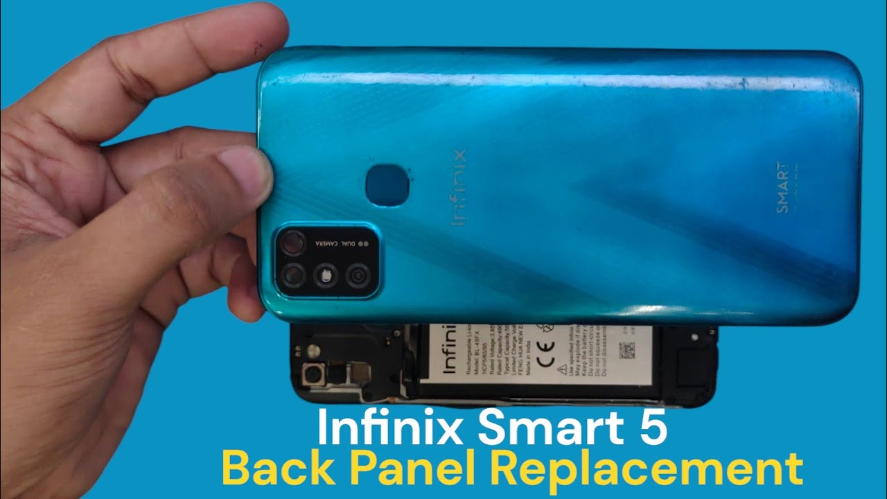 infinix Smart 5 back panel open | how to replace infinix smart 5 back ...