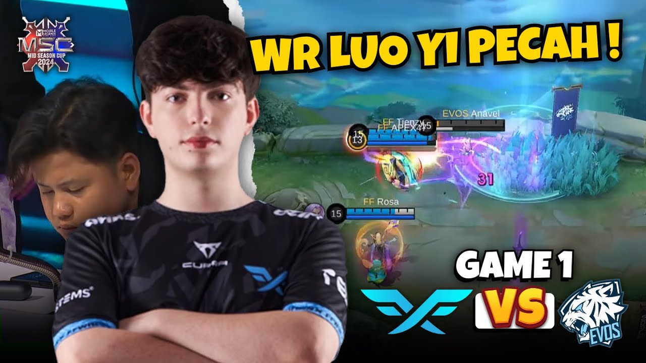 TOK TOK PAKET DINO! EVOS VS FF GAME 1 MSC EWC 2024 GROUP STAGE - YouTube