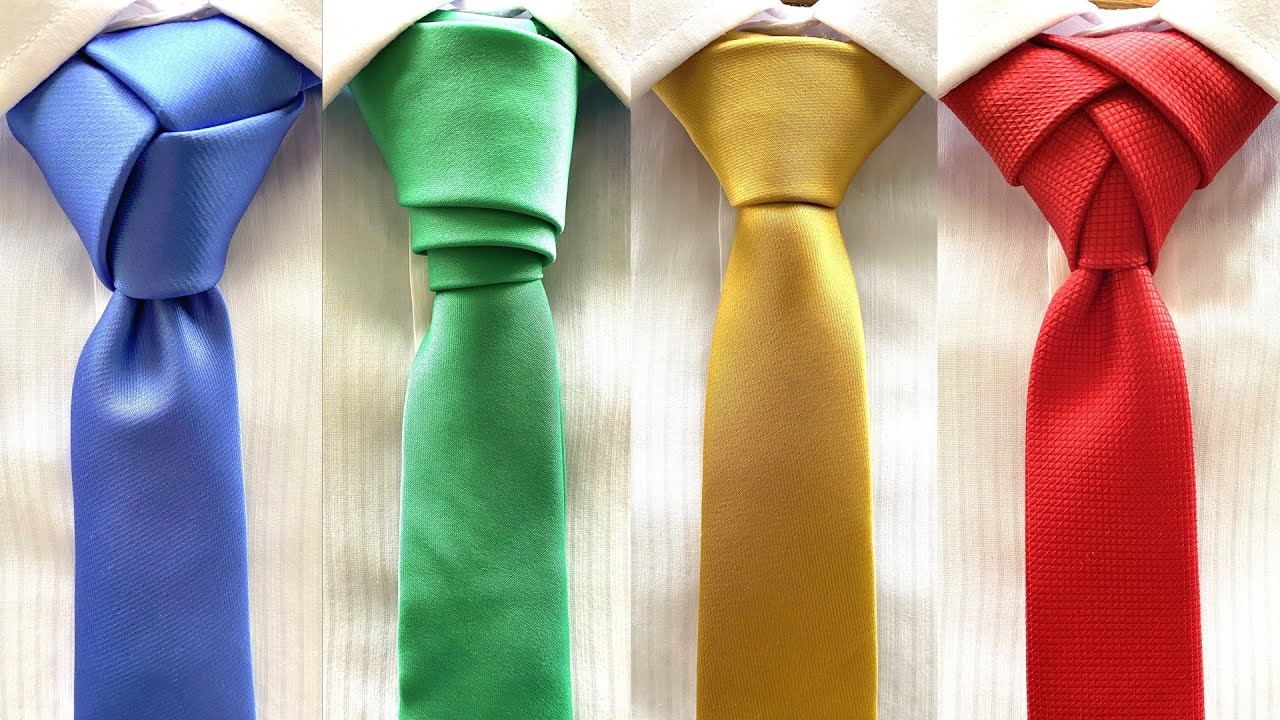 4 tipos de nó em Gravata - YouTube
