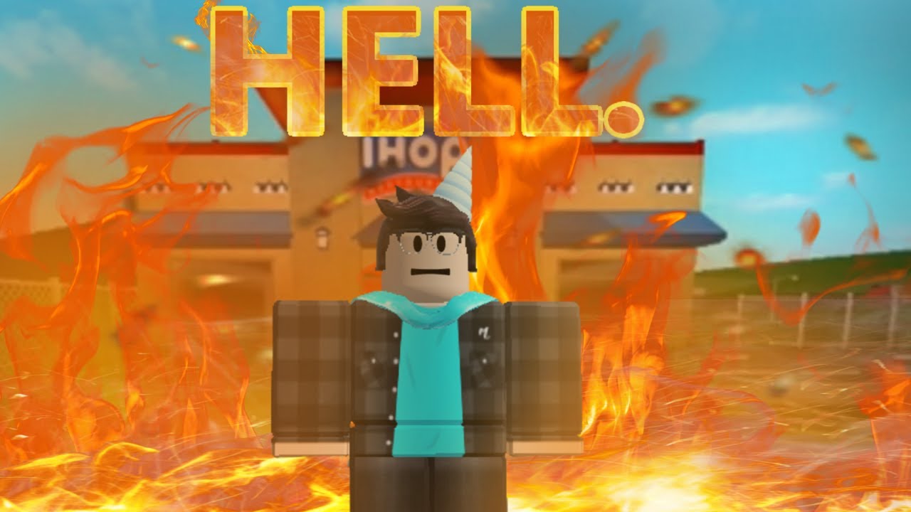 We burnt down a Roblox IHOP... | Roblox - YouTube