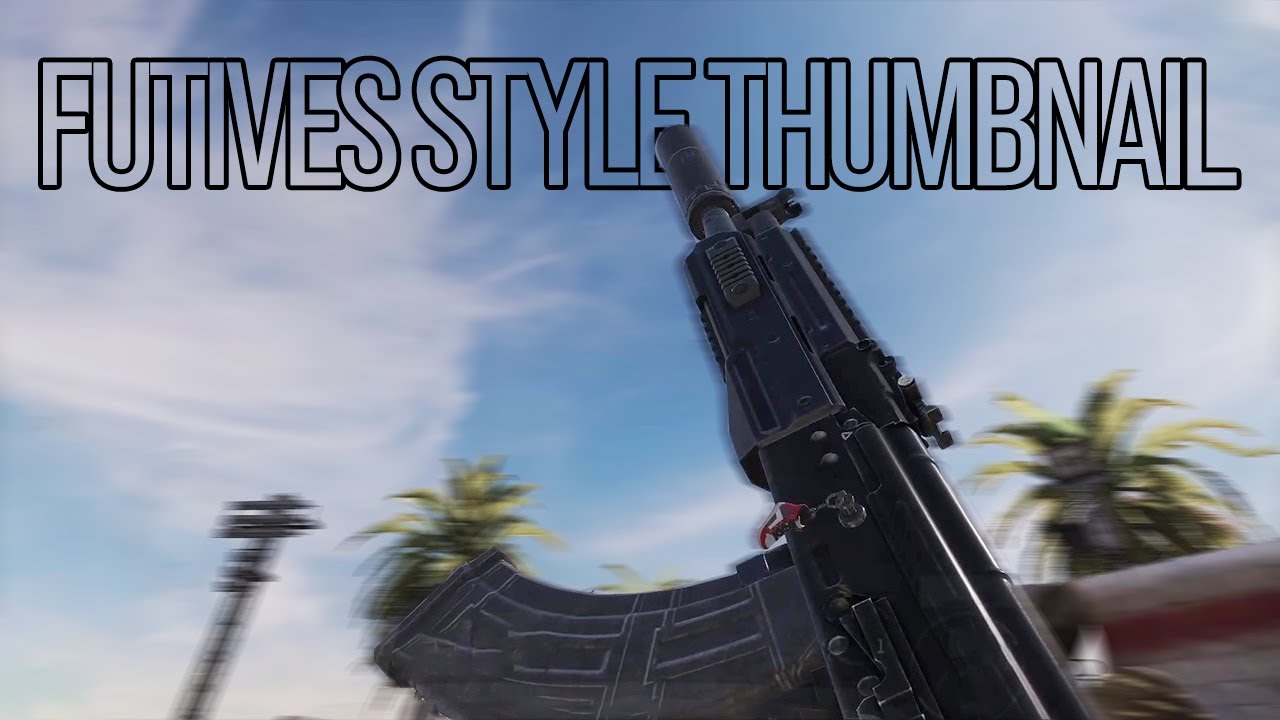 How to make Futives Style Thumbnail in Call of Duty Mobile / Modern ...
