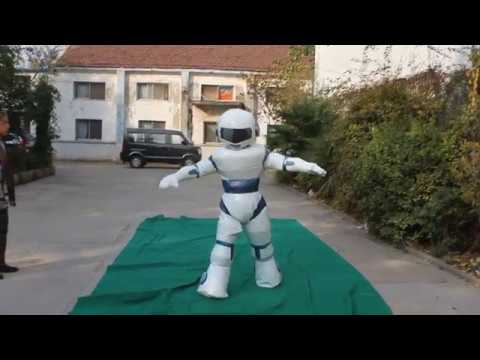 inflatable robot costumes mascots - YouTube