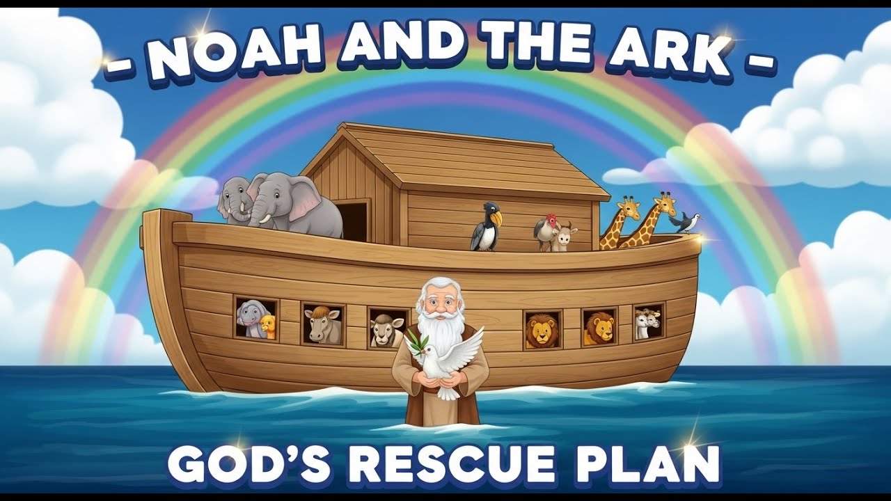 Noah and the Ark – God’s Rescue Plan | Bible Story for Kids and Adults ...