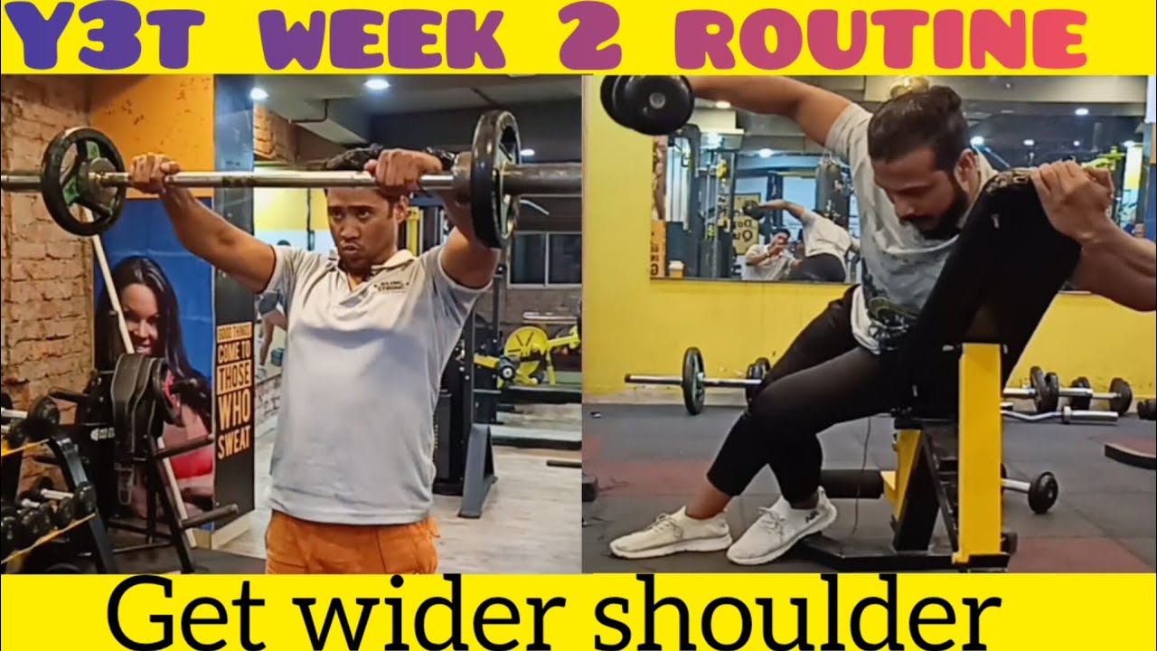 Best Exercises for wider shoulders|| Y3T training|| Week 2|| #1kcreator ...