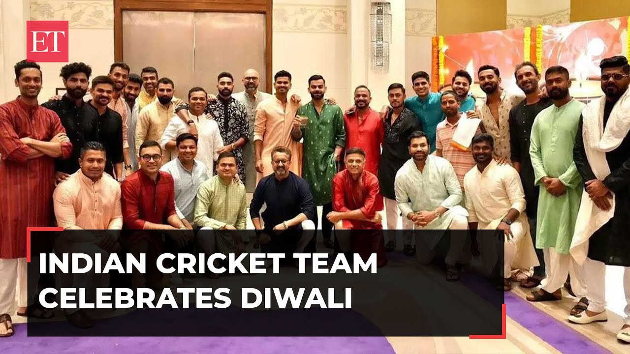 Indian cricket team celebrates Diwali, extends greetings to people on ...
