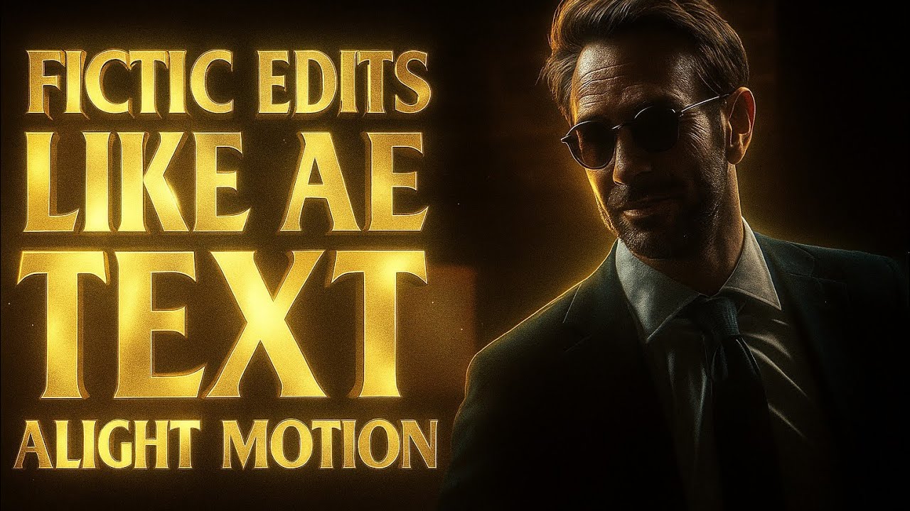 Fictic Edits Text Style Like After Effects IN Alight Motion (+PRESET ...