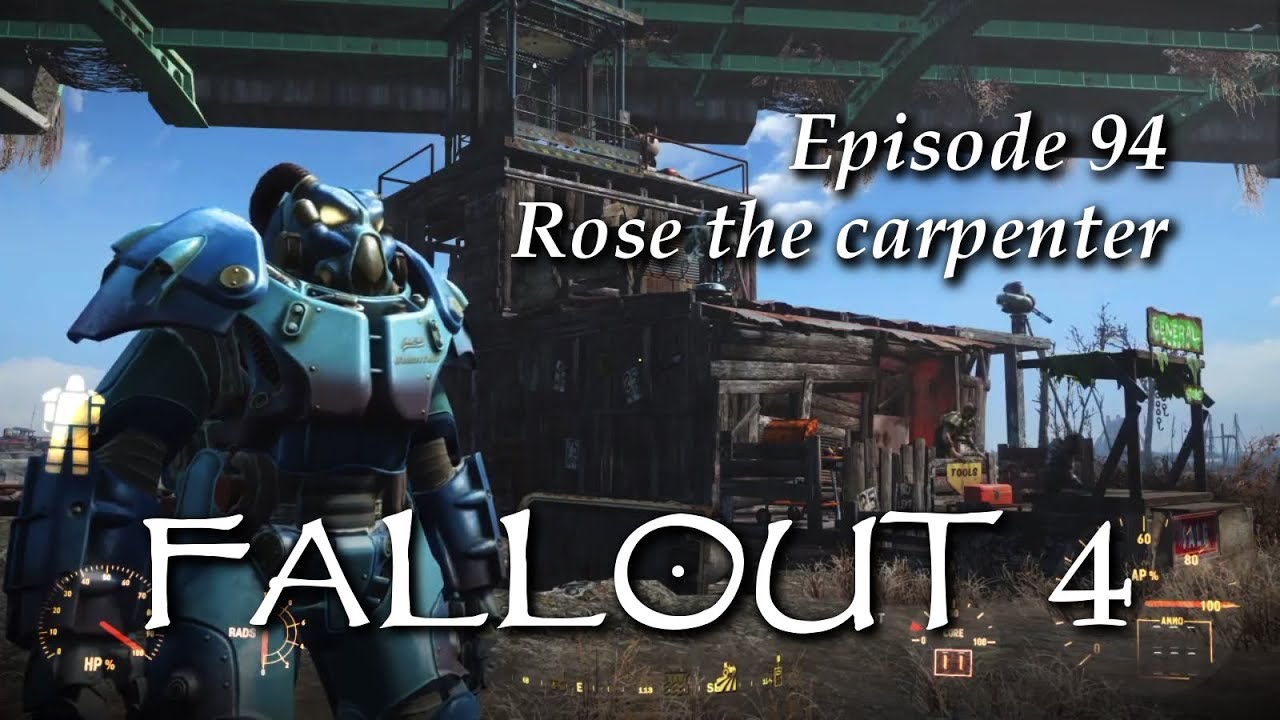Fallout 4 ep94 Rose the carpenter PS4 no mods - YouTube