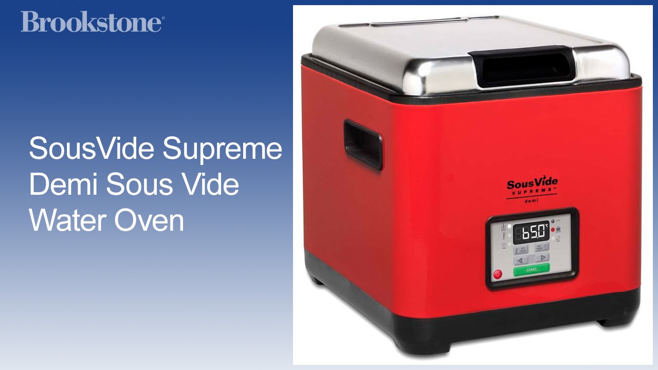 SousVide Supreme Demi Sous Vide Water Oven - YouTube