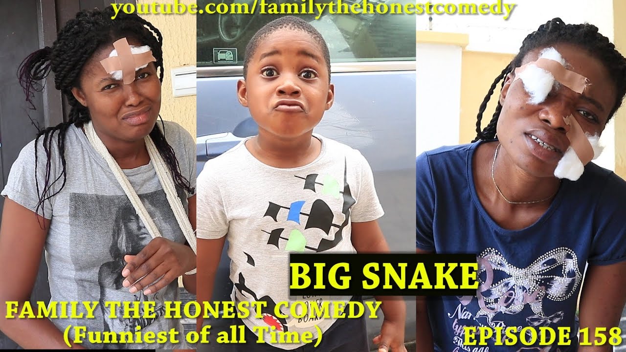 FUNNY VIDEO (BIG SNAKE) (Family The Honest Comedy) (Episode 158) - YouTube