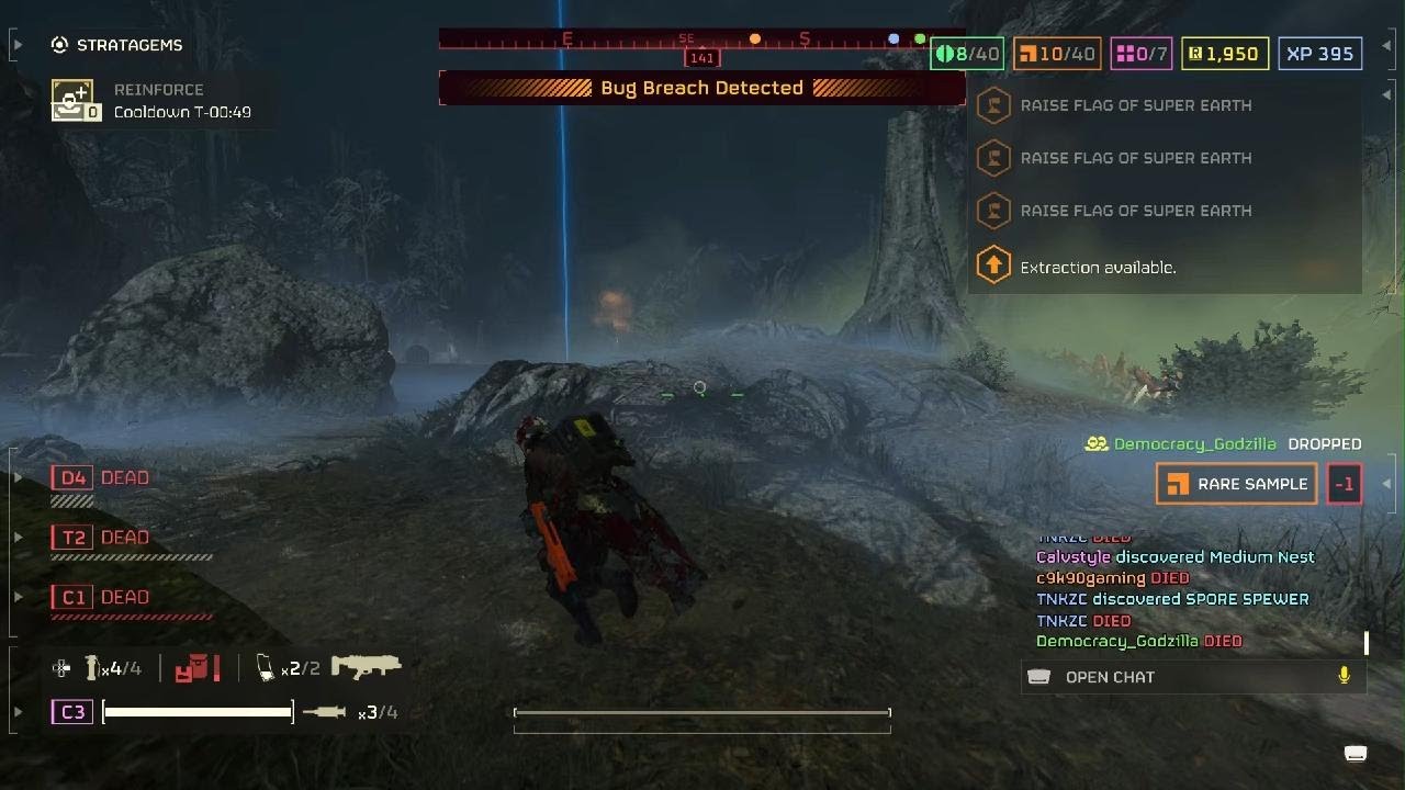 HELLDIVERS 2 - Super helldive extraction is fun - YouTube