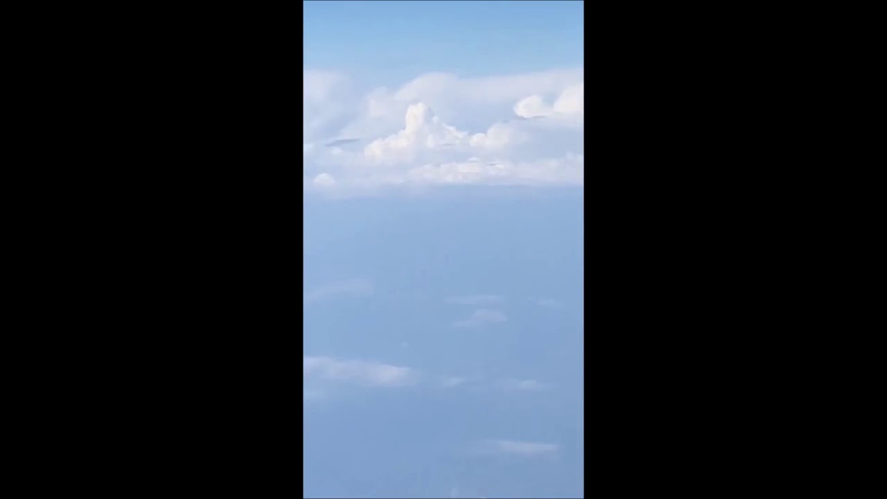 Strange Creature caught in the sky from plane window Oct 21 2018 - YouTube
