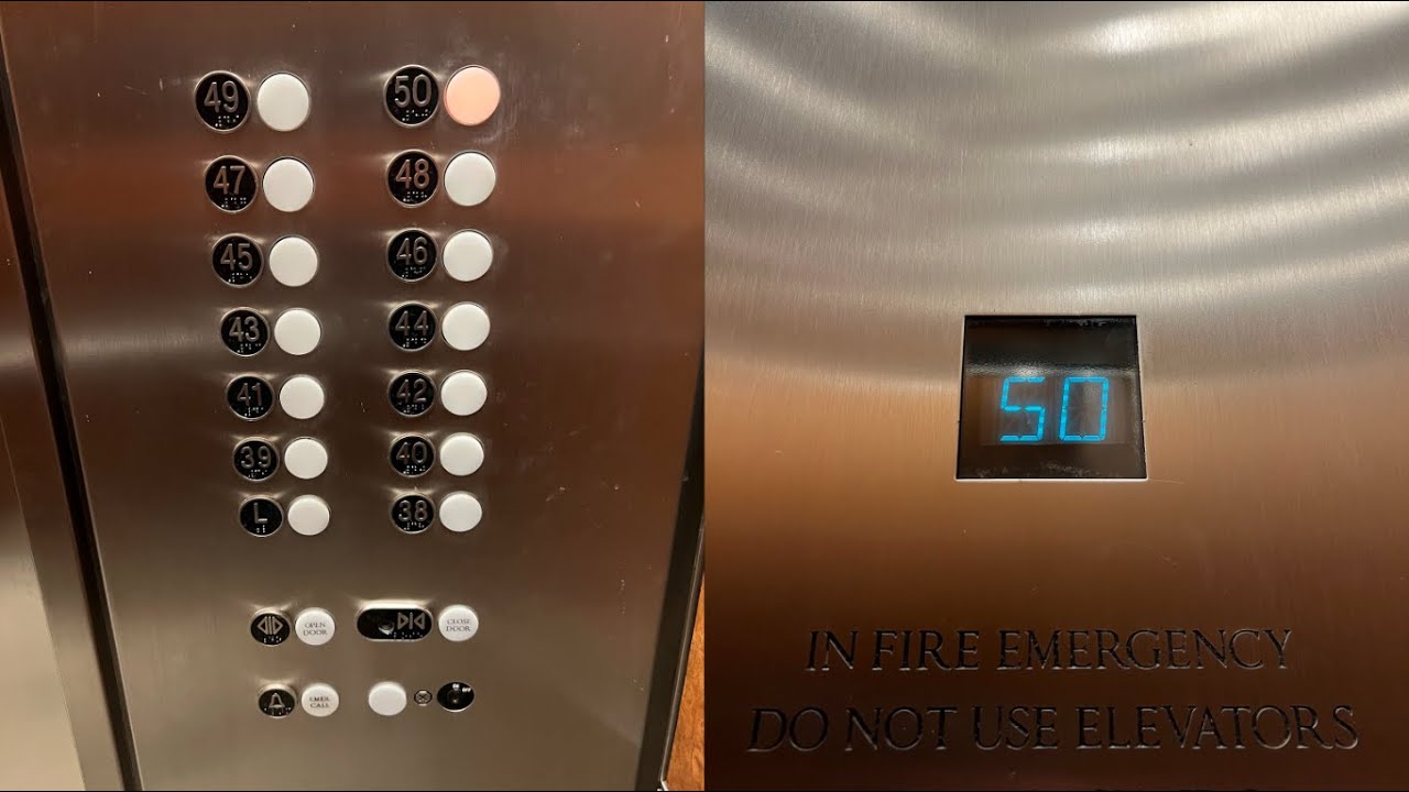 Insane 1200 FPM Otis Traction High Rise Elevators at One Atlantic ...