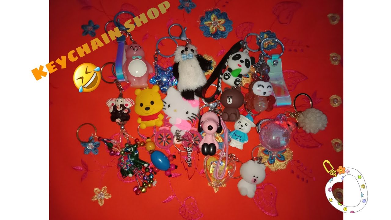 My Keychain Collection | Glitter Sparkles - YouTube