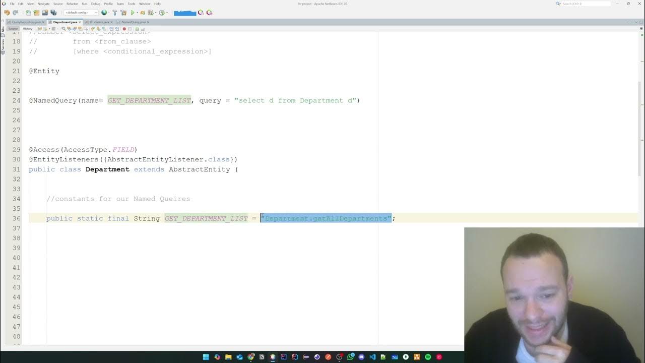 3. JPA Named Queries: Definition, Repository Usage & Hands-On Code Implementation - YouTube