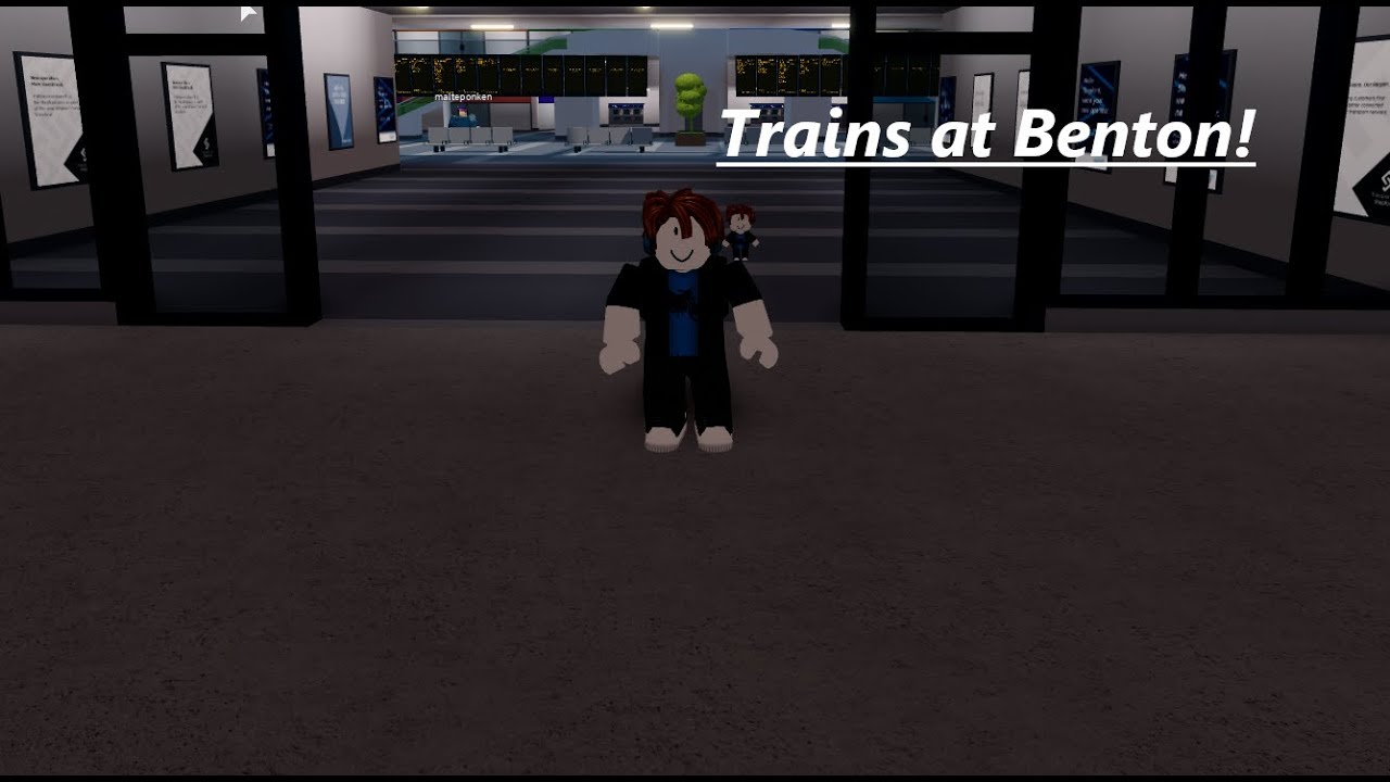 Trains at: Benton Station! ROBLOX SCR - YouTube