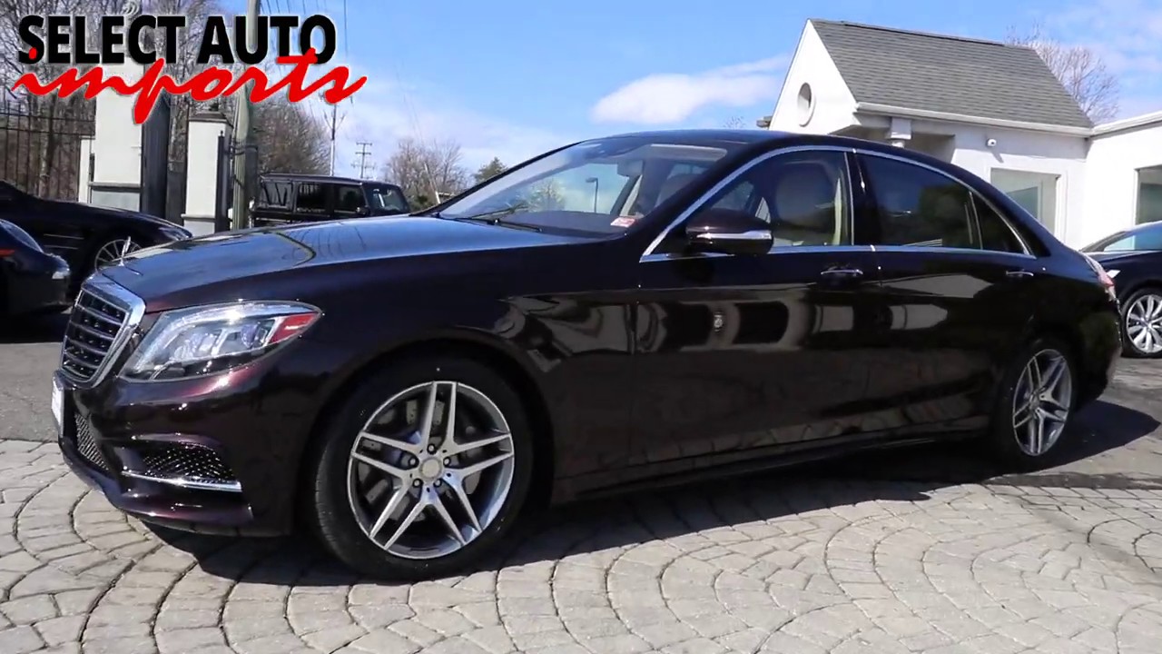 #20556, 2016 Mercedes-Benz S550 4Matic Sport PKG, Ruby Black Metallic ...