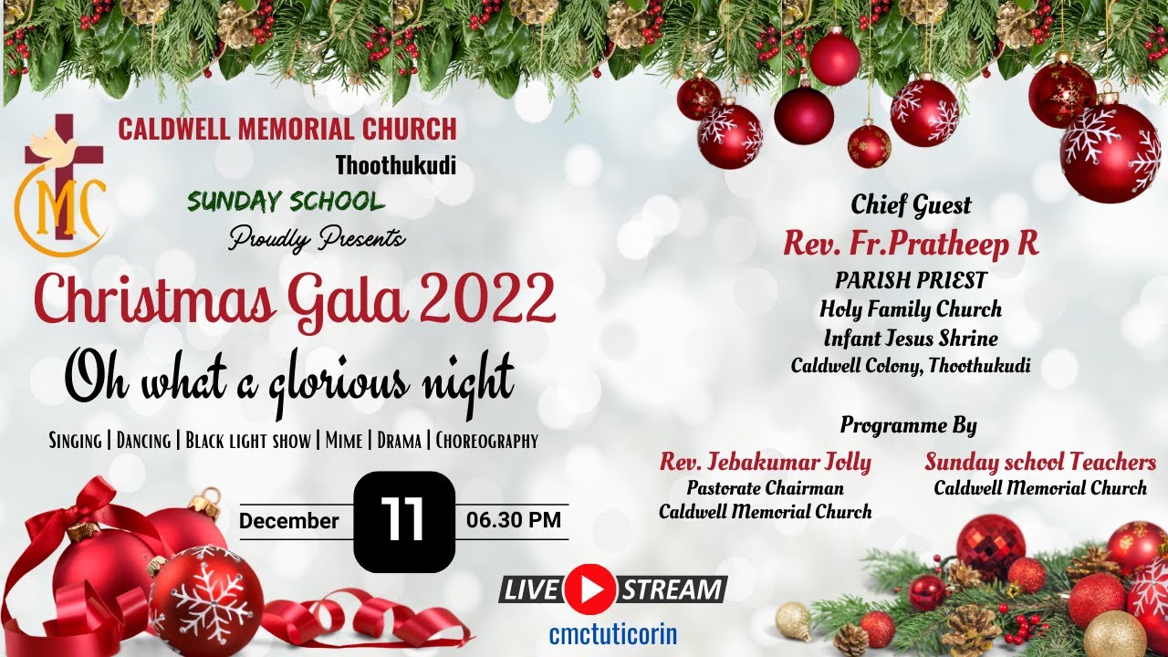🔴 Live: CSI - TND | CMC | SUNDAY SCHOOL CHRISTMAS PROGRAMME | 11.12. ...