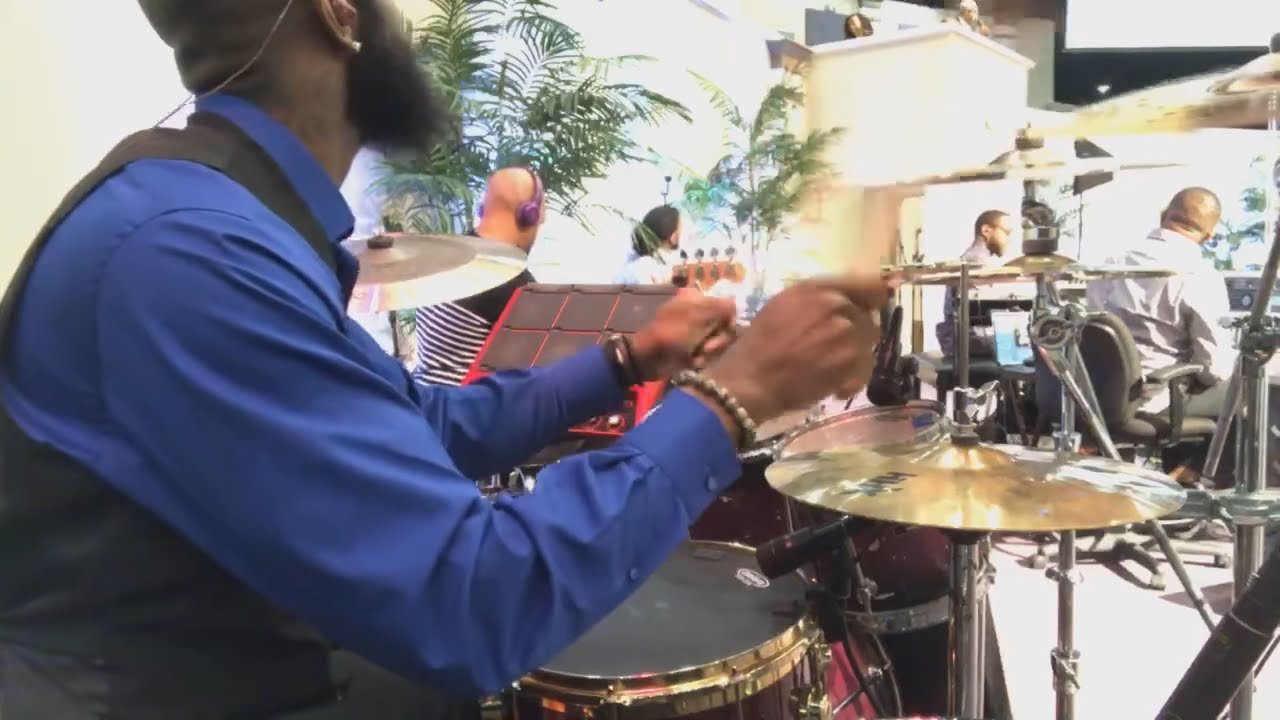 Come Clap Your Handz w/ Mike Hunter on Drums - YouTube
