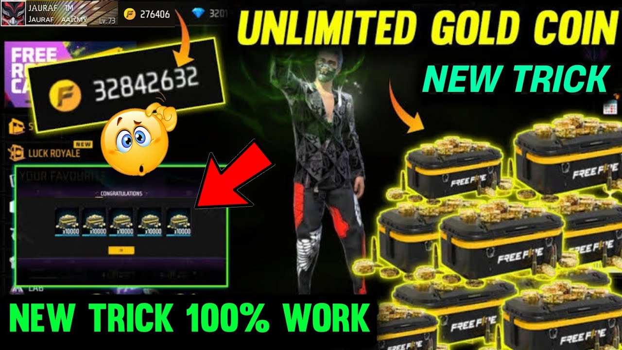 How to Get Unlimited Gold Coins in Free Fire | Free Fire Unlimited Gold ...