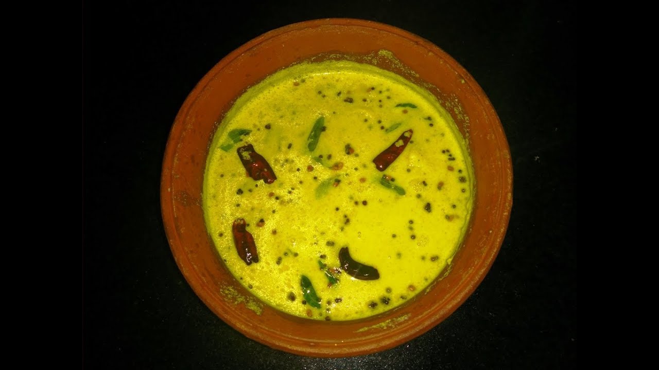 Chembu itta Nadan Moru curry - YouTube