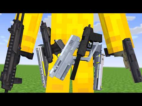 Minecraft but I added Every Gun