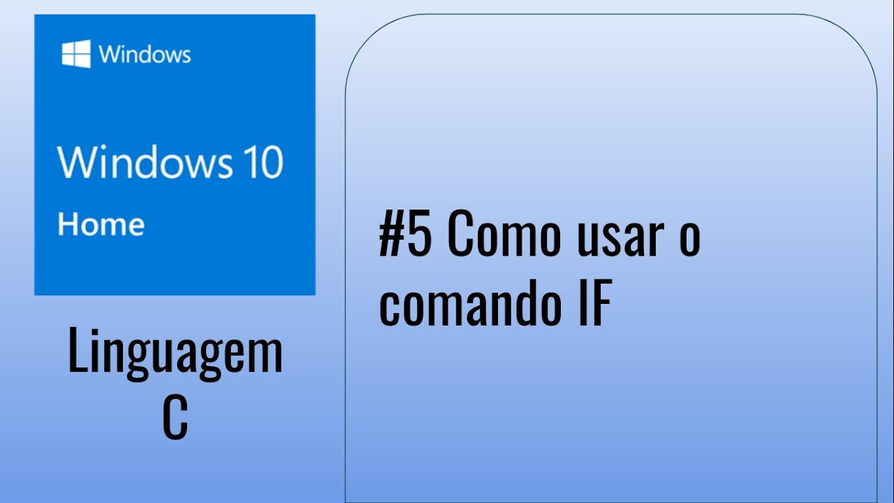 #5 Como usar o comando IF - YouTube