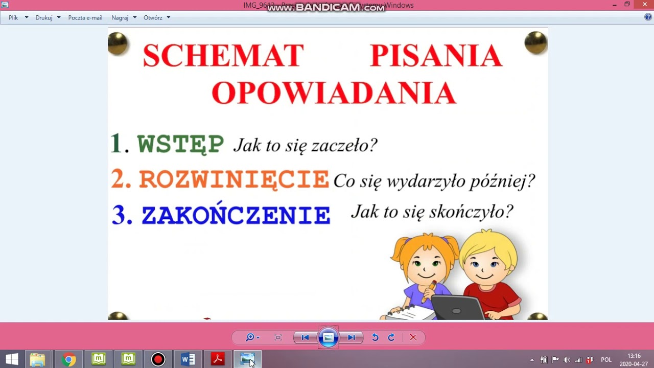 KOLO 5 Jak Napisa Opowiadanie Film Dla Najm odszych Dzieci YouTube