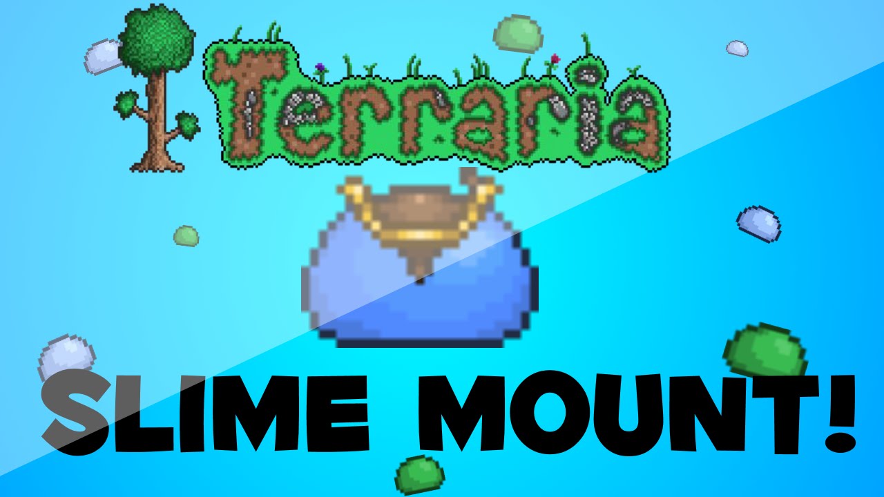 Terraria 1.3 - Slime Saddle/Slime Mount! - YouTube