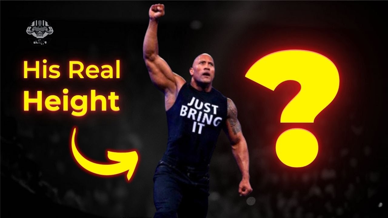 The Rock’s Real Height Revealed: Is He Really 6’5"?#gym #workout - YouTube