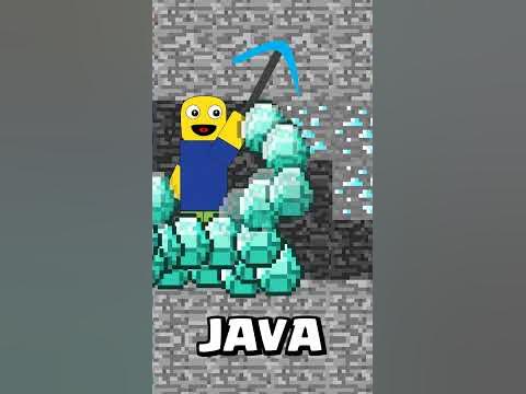 Bedrock vs Java in Minecraft - Roblox Animation #shorts #minecraft ...