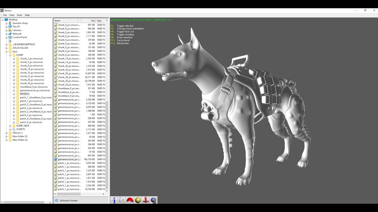 Wolfenstein Youngblood 3D Model Showcase - YouTube