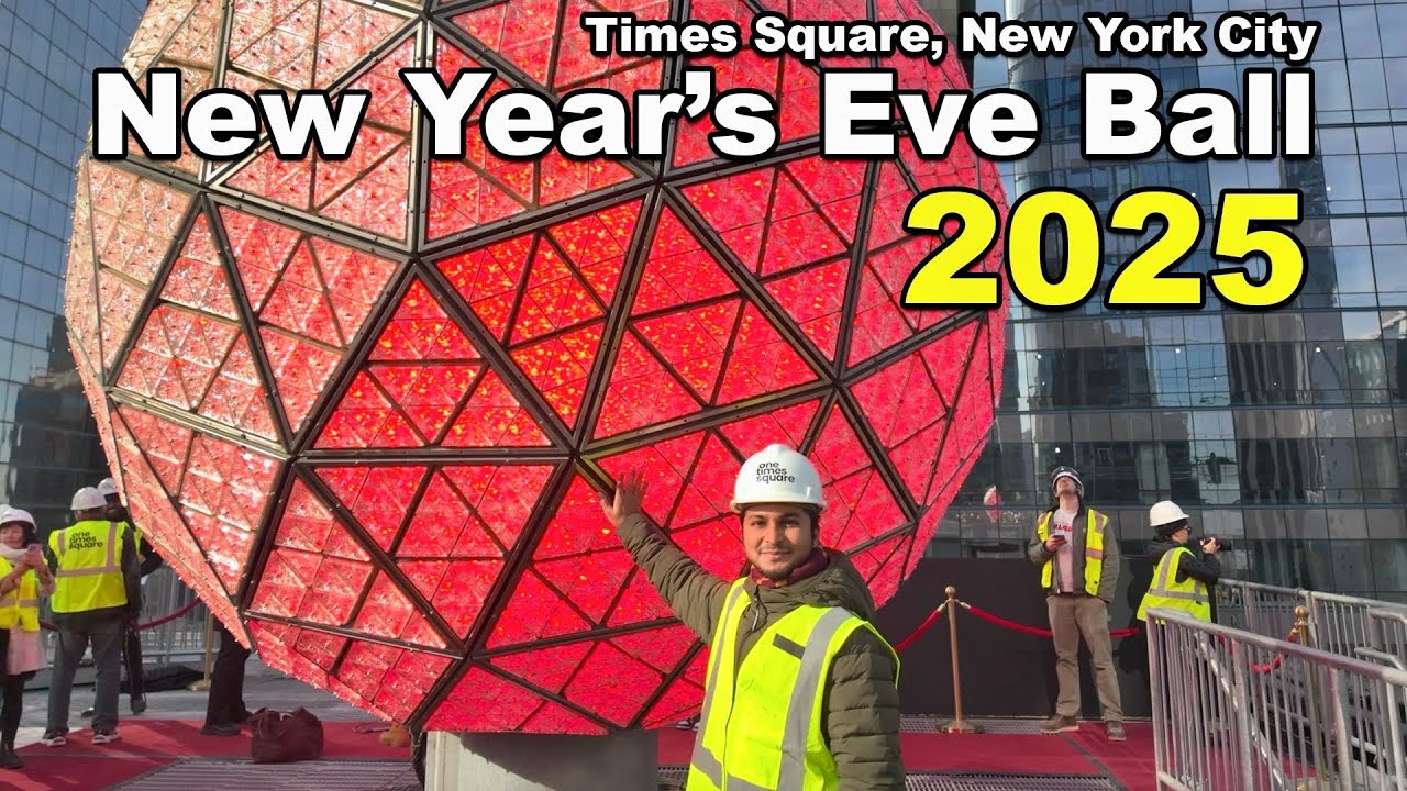 New York City Times Square New Year's Eve 2025 Ball Crystal ...