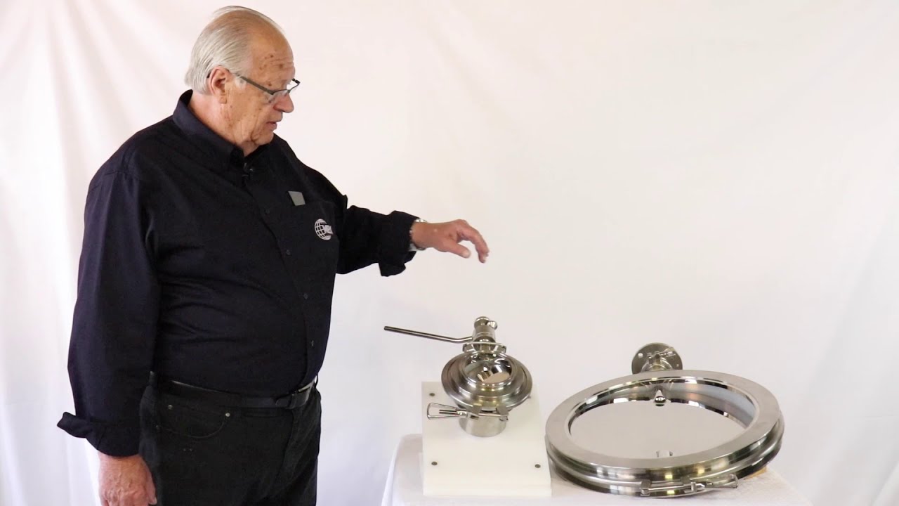 CORA Model CV Ultra-Sanitary Butterfly Valve Video - YouTube