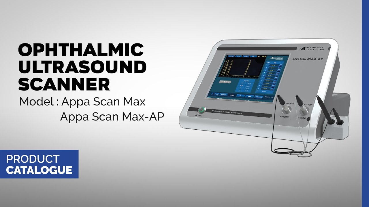 Appa Scan MAX AP | Ophthalmic Ultrasound Scanner with Pachymeter ...