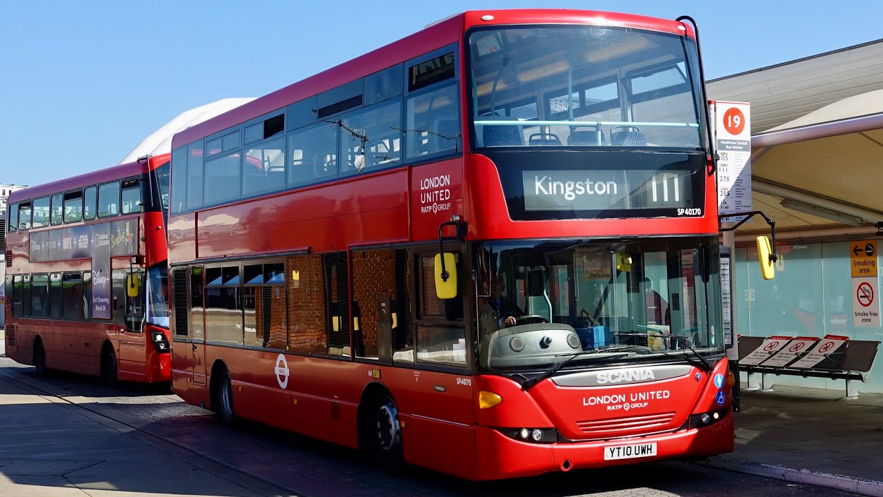 London Bus Route 111 - Heathrow to Kingston - Subtitles - YouTube