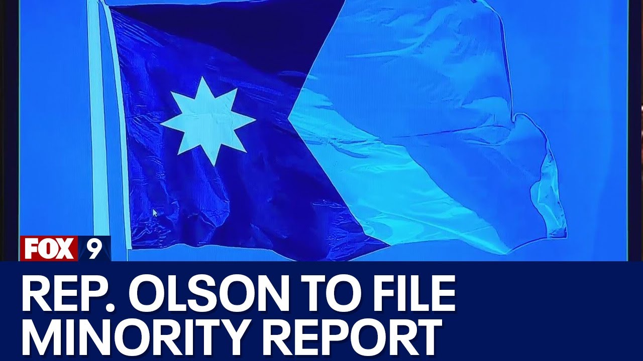 Rep. Olson to file minority report on new state flag [RAW] - YouTube