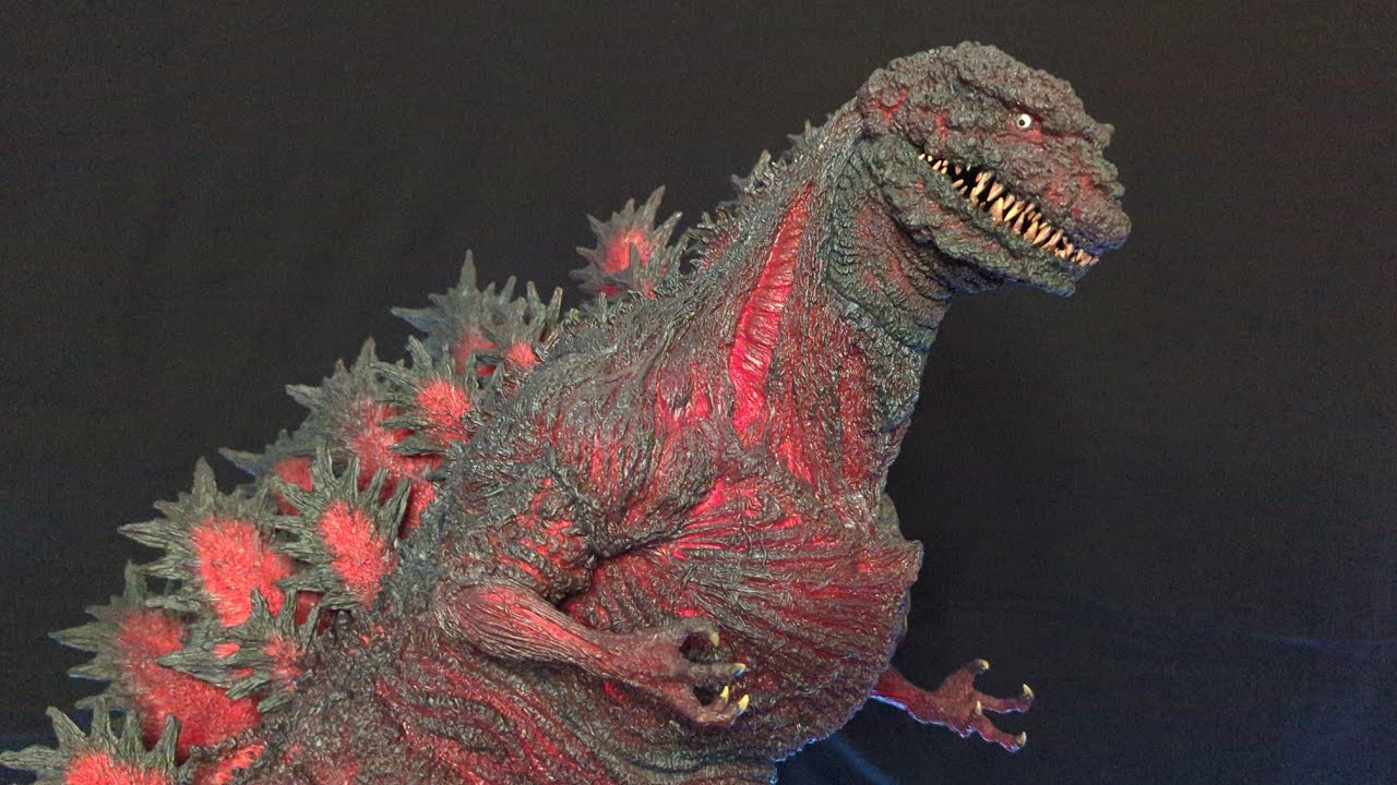 X plus Gigantic Shin Godzilla g store exclusive clear red version - YouTube