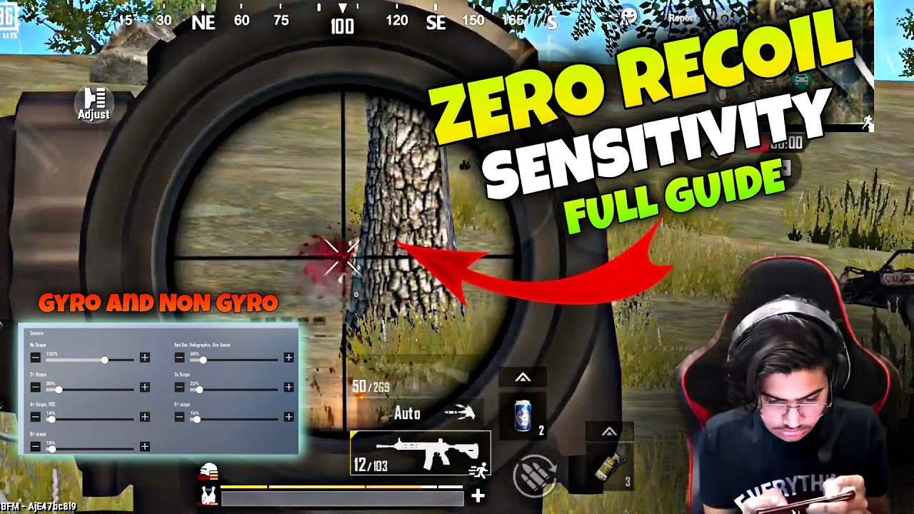 Best Sensitivity Settings for Pubg Mobile Lite 🤯| How To Control Recoil ...