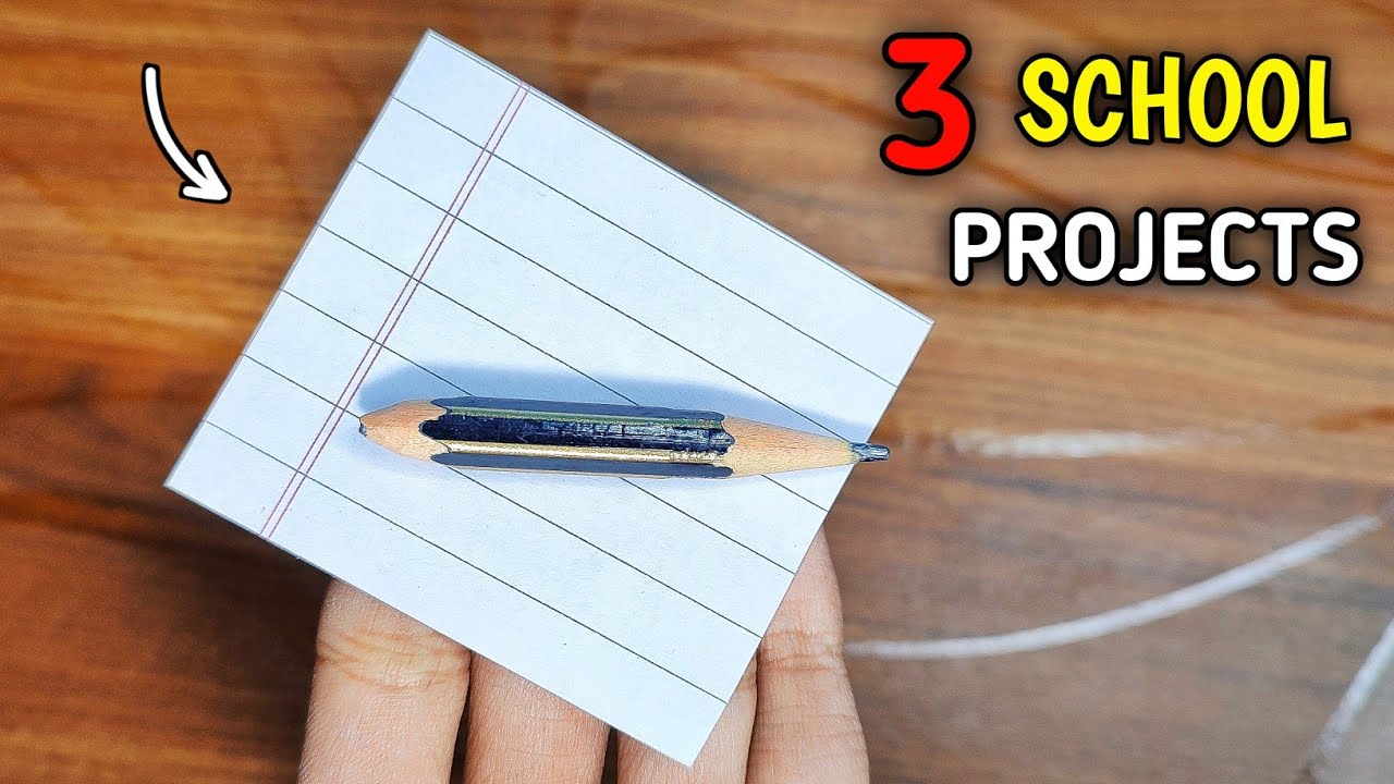 3 Easiest School Projects - Paper Toys - YouTube